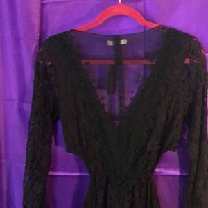 Hot Miami Styles | Tops | New Hot Miami Styles Lace And Sheer Top ...